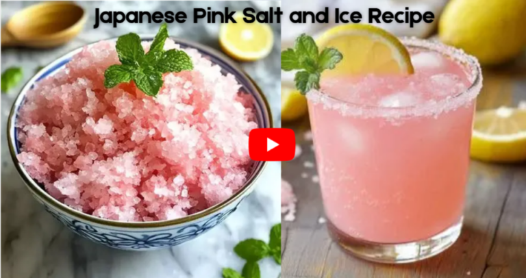 Japanese Pink Salt and Ice Recipe: A Unique Culinary Experience