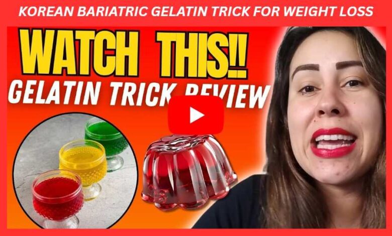 Korean Bariatric Gelatin Trick: Rapid Weight Loss Secret 2026